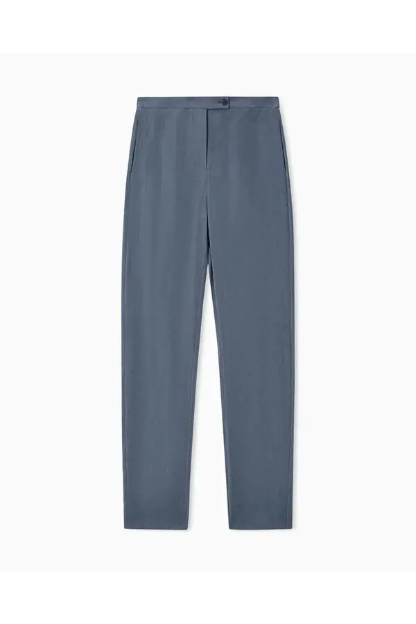 Emporio Armani Washed Modal Twill Trousers