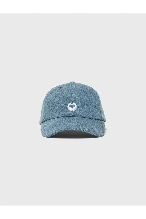 Maje Denim Cap - Blue