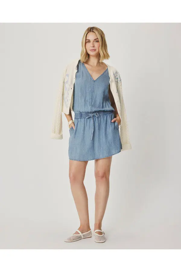 Splendid Ginger Indigo Mini Dress
