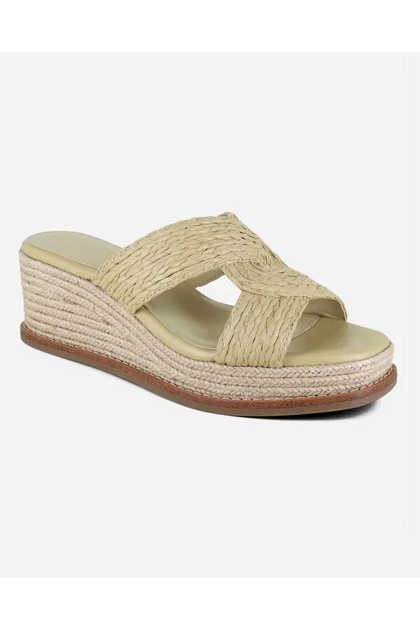 Splendid Daria Raffia Wedge