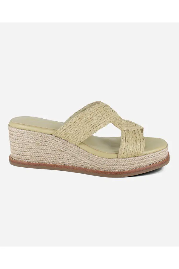 Splendid Daria Raffia Wedge
