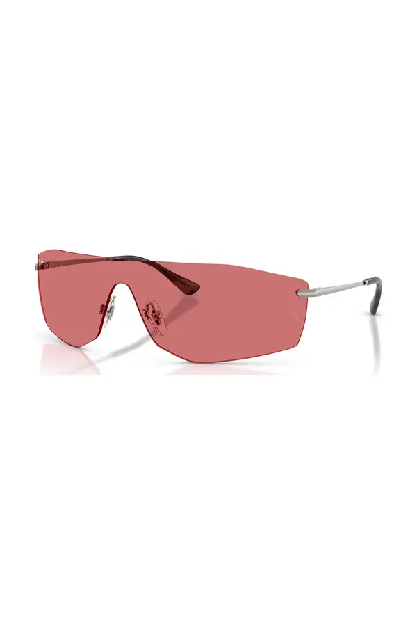 Ray-ban Irregular Sunglasses With Full-lens Shield - Red