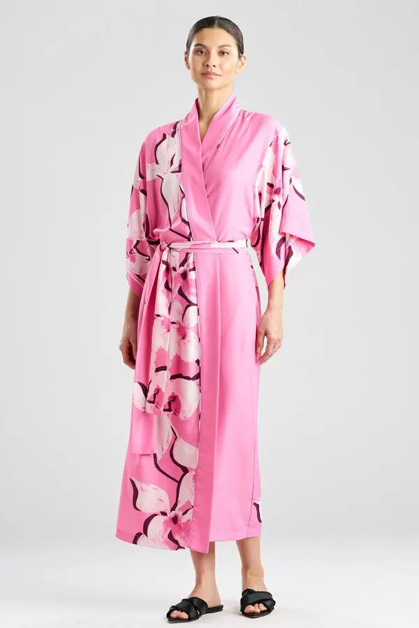Natori Orchida Robe - Pink