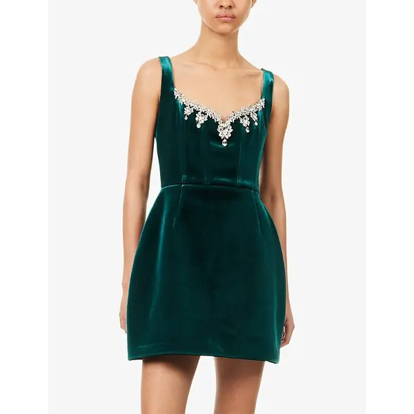 nadine merabi green dress Introducing Gigi Green. NADINE MERABI Fall/Winter 22 ~ Drop 2 is now live!  View the full collection at nadinemerabi.com #NADINEMERABI #FW22