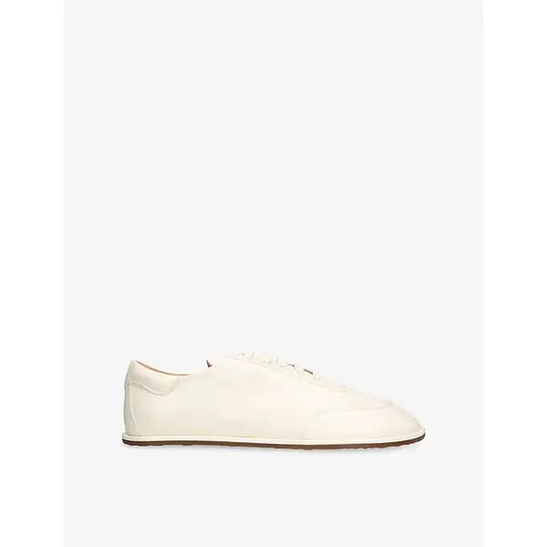Dear Frances Lace-up Leather Trainers