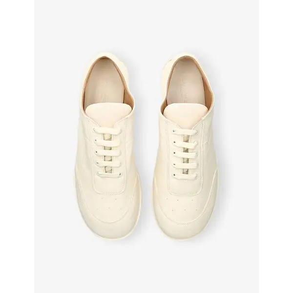 Dear Frances Lace-up Leather Trainers