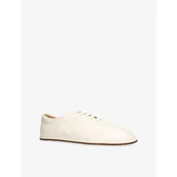 Dear Frances Lace-up Leather Trainers