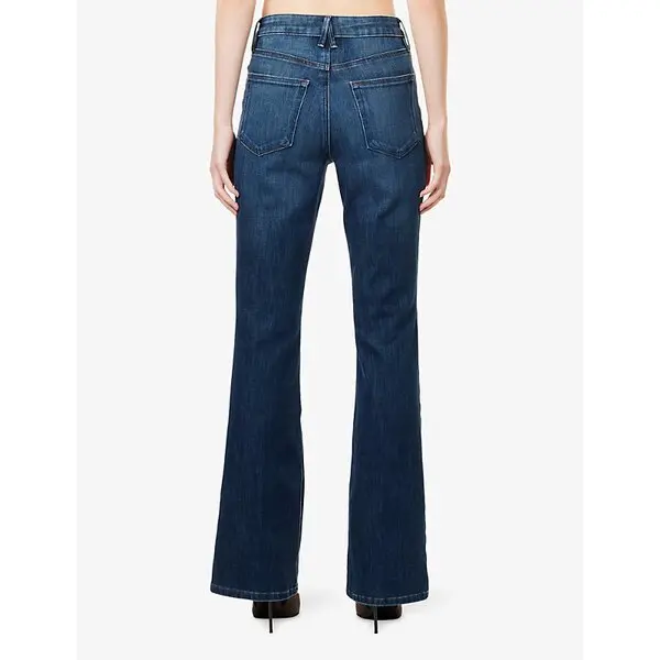 Good American Classic Bootcut Stretch-denim Jeans