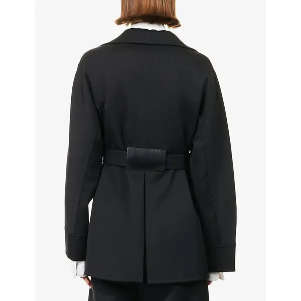 Alaïa Belted Wool Jacket