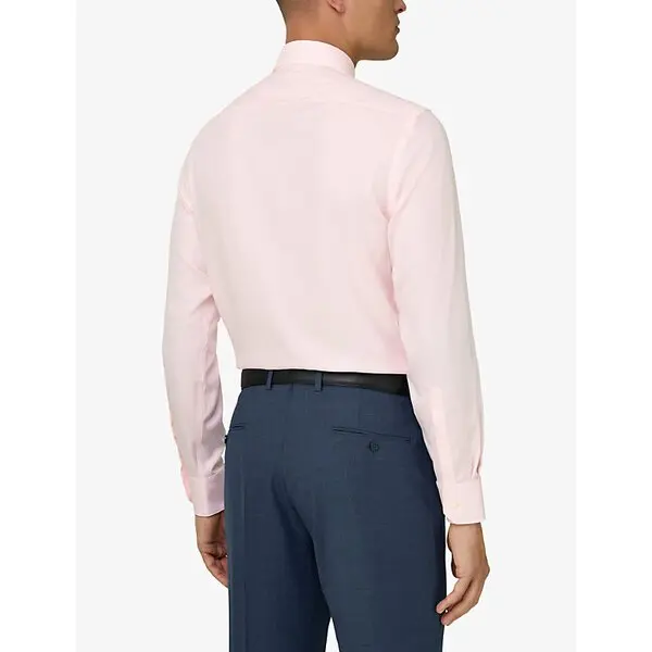 Boggi Milano Slim-fit Cotton-twill Shirt