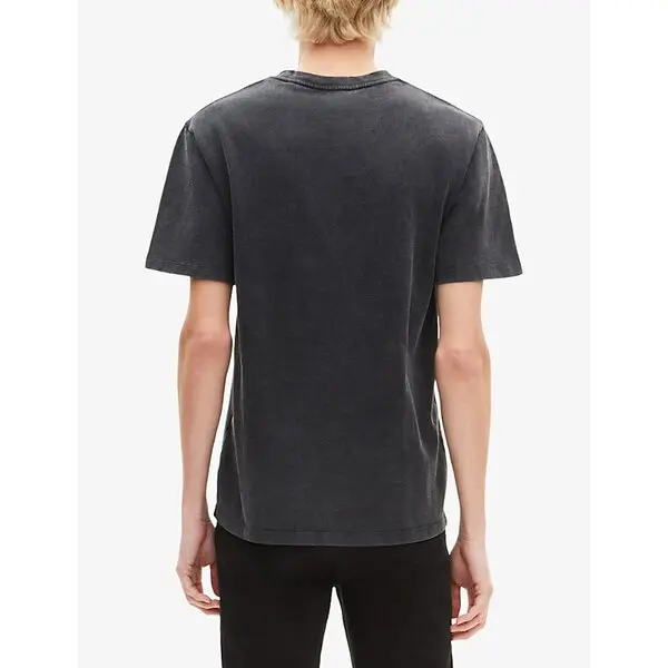 The Kooples Panther-print Washed Cotton-jersey T-shirt