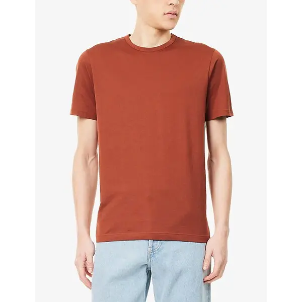 Sunspel Classic Crew-neck Cotton T-shirt - Rust26