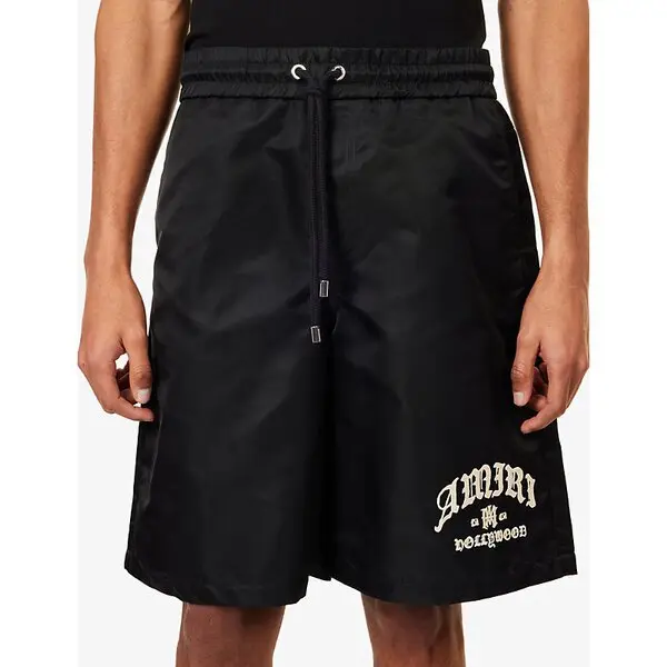 Amiri Hollywood Drawstring Woven Shorts