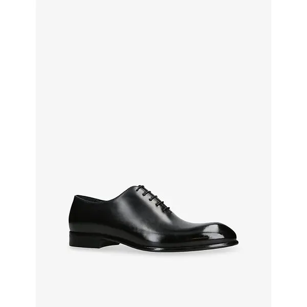 Zegna Vienne Leather Oxford Shoes