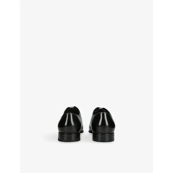 Zegna Vienne Leather Oxford Shoes
