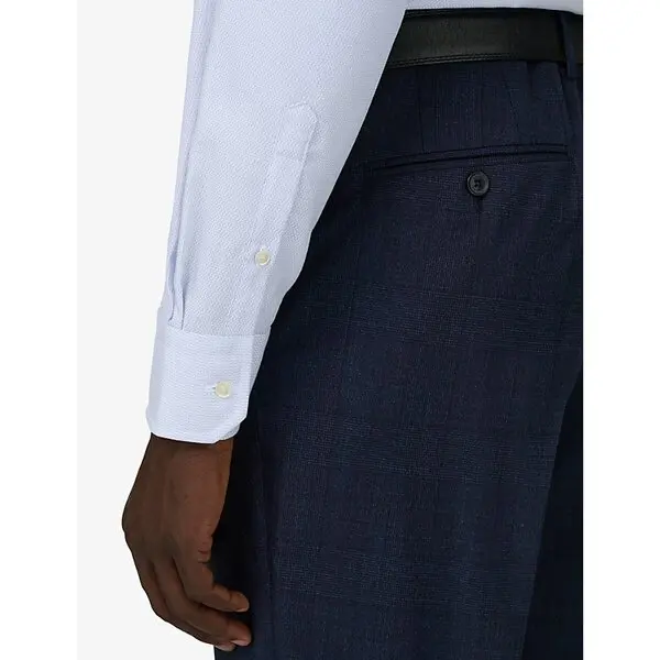 Boggi Milano Slim-fit Cotton-twill Shirt