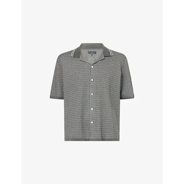 Rag & Bone Harvey Camp-collar Knitted Shirt