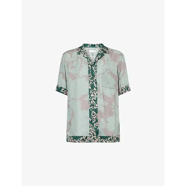 Dries Van Noten Carltone Graphic-print Woven Shirt