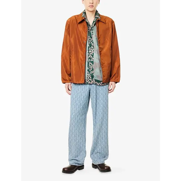 Dries Van Noten Carltone Graphic-print Woven Shirt