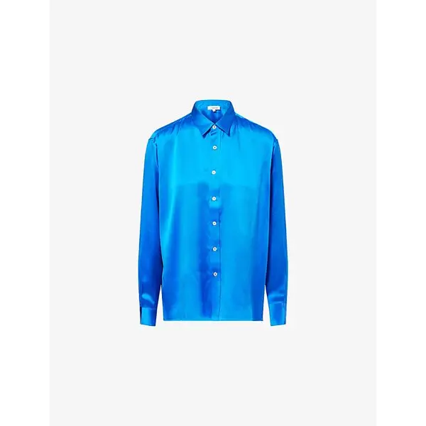 ZANKOV Long-sleeved Silk Shirt