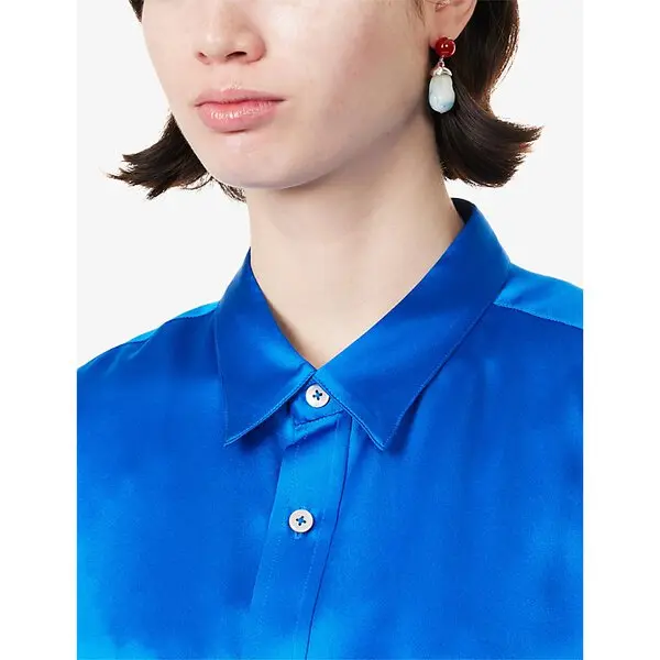ZANKOV Long-sleeved Silk Shirt