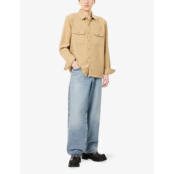 Paige Seymore Patch-pocket Cotton Overshirt