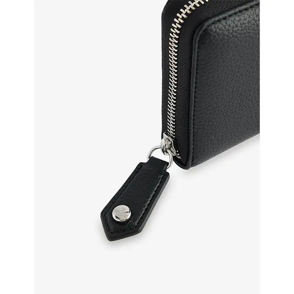 VIVIENNE WESTWOOD Orb Zip-round Faux-leather Wallet - Black
