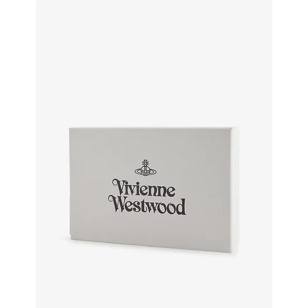 VIVIENNE WESTWOOD Orb Zip-round Faux-leather Wallet - Black