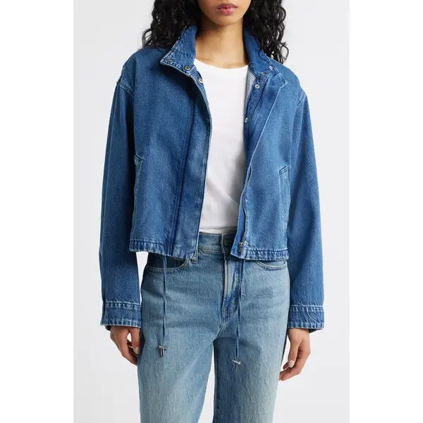 Madewell Denim Crop Field Jacket