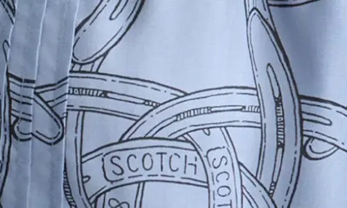 Scotch & Soda Printed Pintuck Shirt