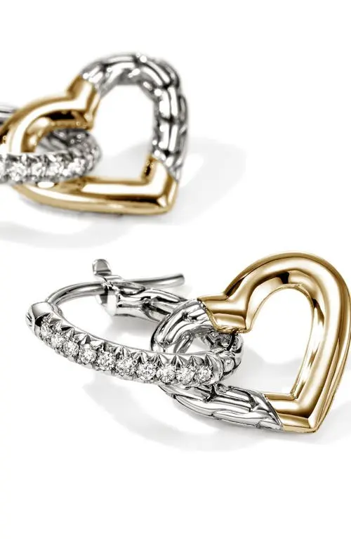 John Hardy Essentials Heart Drop Earrings
