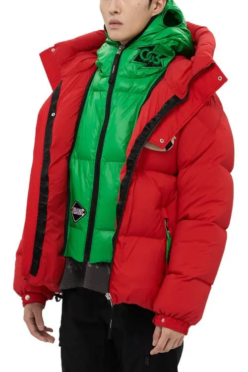 ALPHA STYLE Kudu Puffer Alpha Never Broke Edition - Red