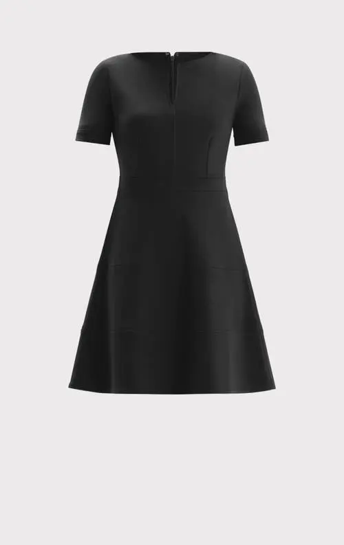 Herve Leger Dinah Fit & Flare Dress
