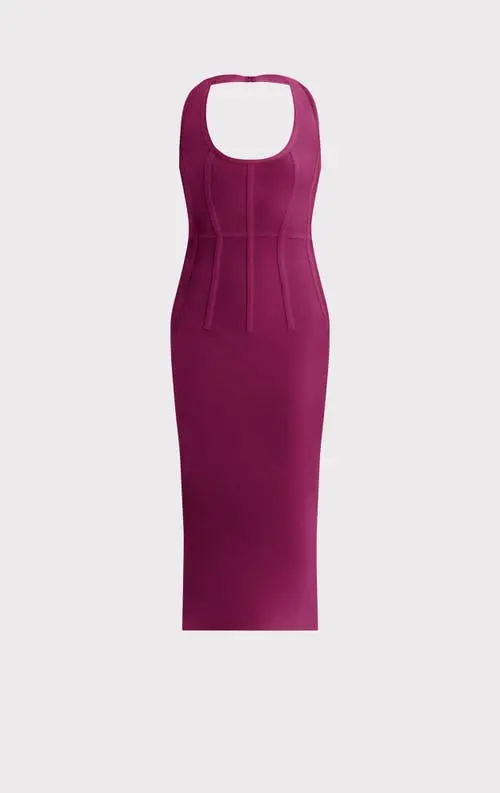 Herve Leger The Willa Midi Dress