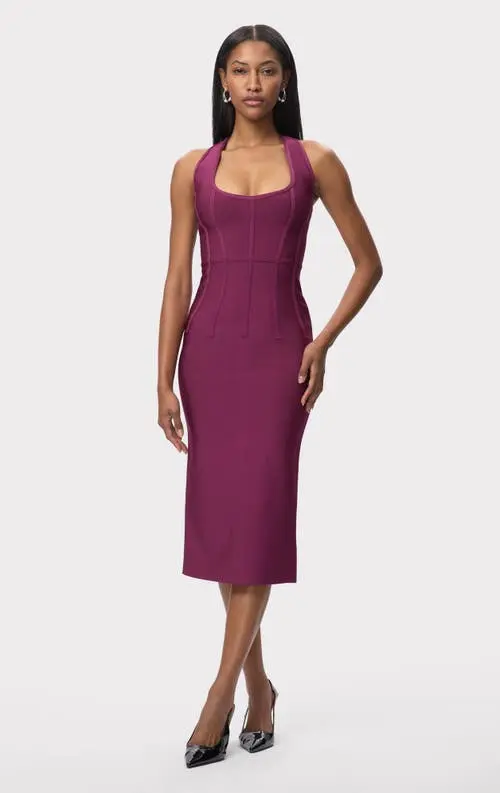 Herve Leger The Willa Midi Dress