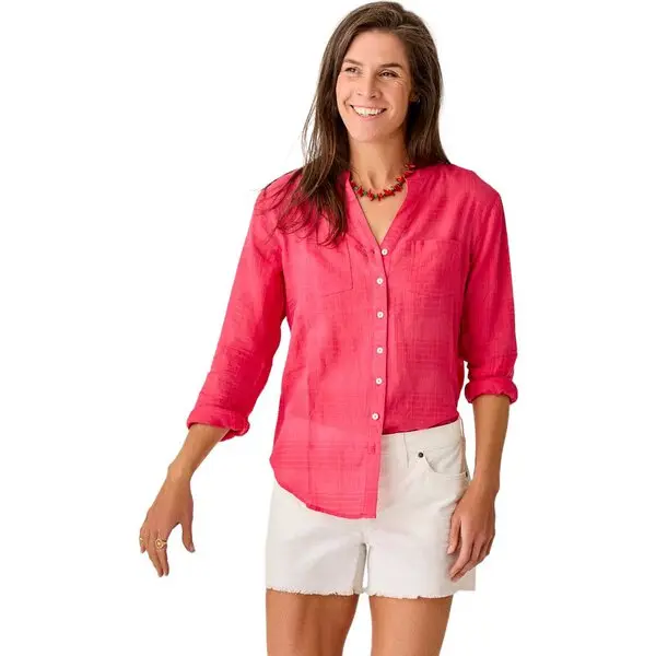 Carve Designs Dylan Textured Tunic - Watermelon
