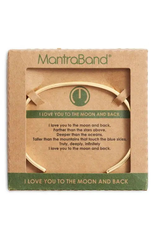 MANTRABAND Mantra "to The Moon And Back" Bracelet