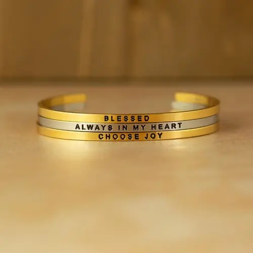 MANTRA Always In My Heart Cuff Bracelet