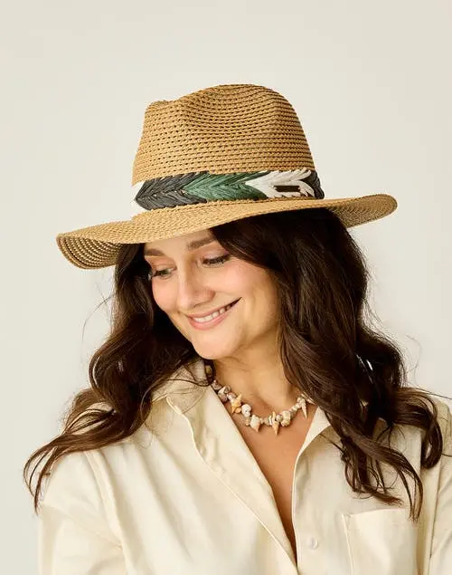 Carve Designs Farrah Packable Hat - Dark Honey
