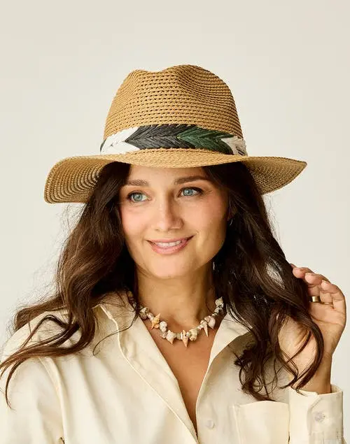 Carve Designs Farrah Packable Hat - Dark Honey