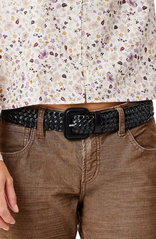 Carve Designs Woven Leather Belt
