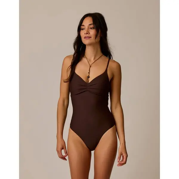 Carve Designs Sol Compression One Piece - Coffee