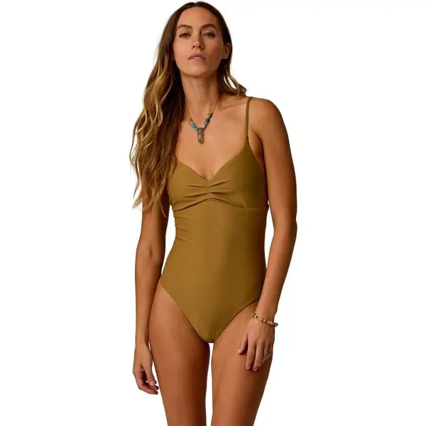 Carve Designs Sol Compression One Piece - Golden