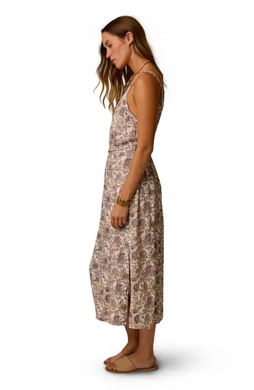 Carve Designs Macy Midi Dress - Ecru Isla
