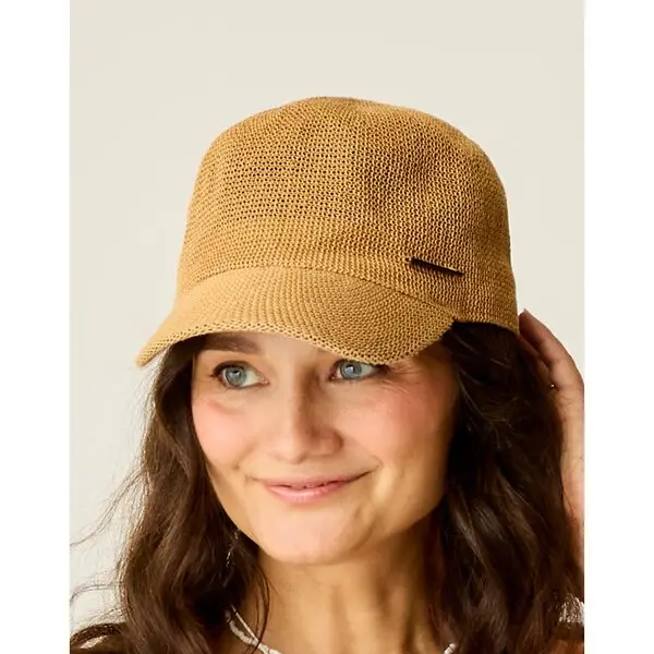 Carve Designs Straw Baseball Cap - Natural