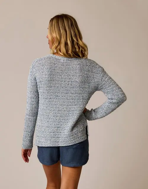 Carve Designs Clarissa Marled Sweater - Captain