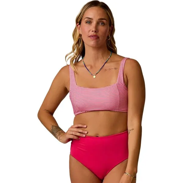 Carve Designs Penelope C Cup Top - Melon Stripe