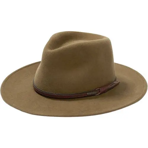 Stetson Bozeman Fedora Hat - C7 Light Brown