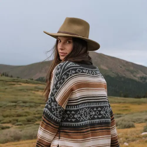 Stetson Bozeman Fedora Hat - C7 Light Brown