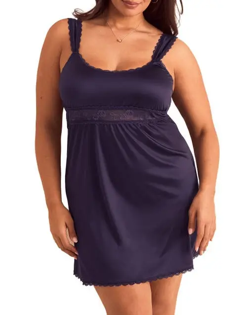 ADORE ME Patricia Slip Dress - Dark Purple